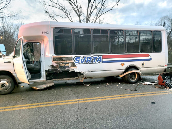 Three hospitalized following collision with SVRTA bus | News, Sports ...